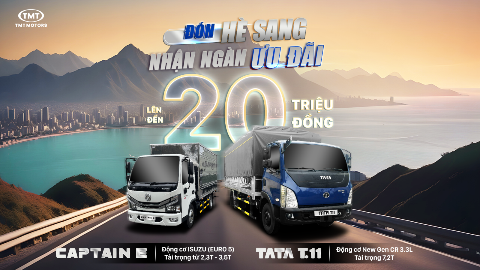 TMT Motors - Sản xuất, lắp ráp và phân phối xe tải TATA HOWO TMT